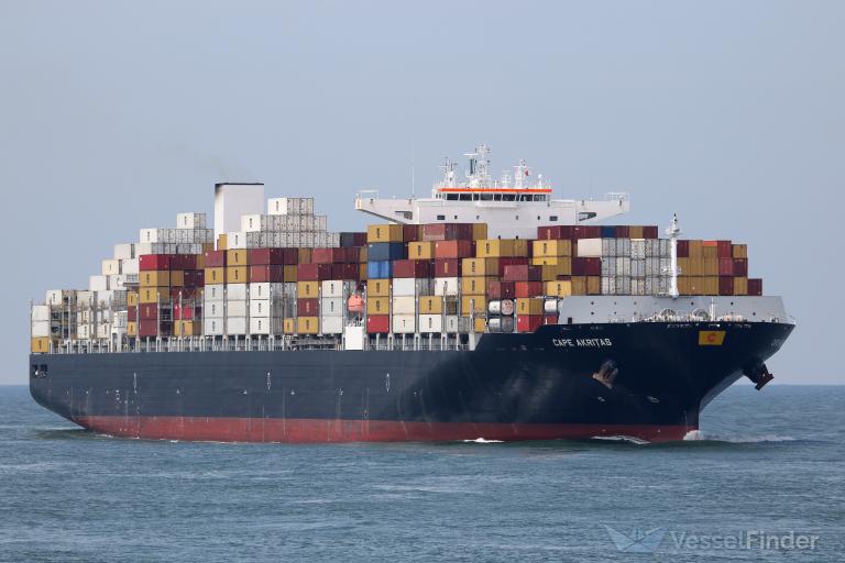 CAPE AKRITAS, Container Ship - Detalles del buque y posición actual ...