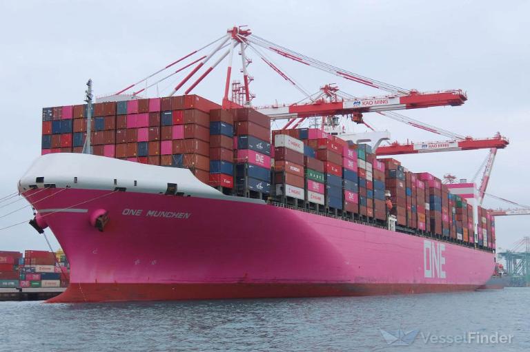 ONE MUNCHEN, Container Ship - Details and current position - IMO 9706750 - VesselFinder