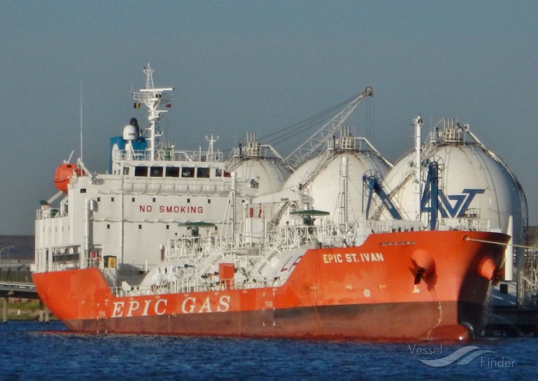 EPIC ST.IVAN, LPG Tanker - Details and current position - IMO 9707194 - VesselFinder