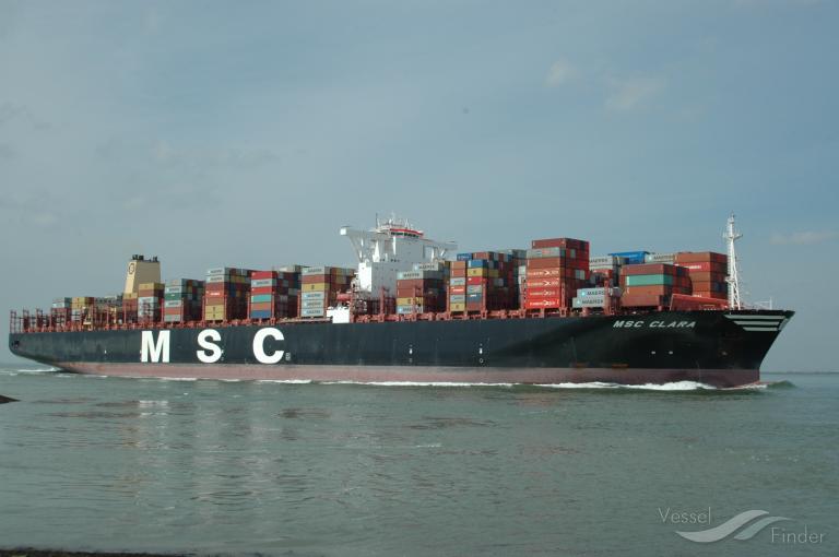 MSC CLARA, Container Ship - Details and current position - IMO 9708693 ...