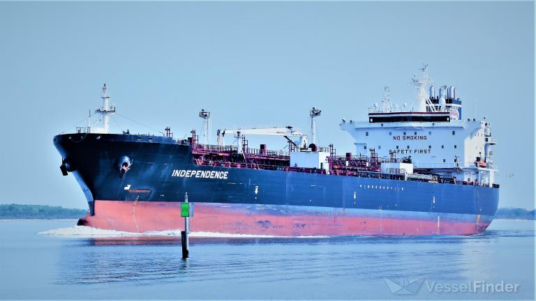 INDEPENDENCE, Chemical/Oil Products Tanker - Details and current ...