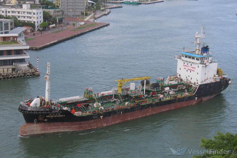GRAND SEAS NO.1, Bunkering Tanker - Details and current position - IMO ...