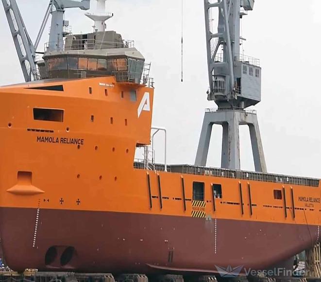 MAMOLA RELIANCE, Offshore Tug/Supply Ship - Details and current ...