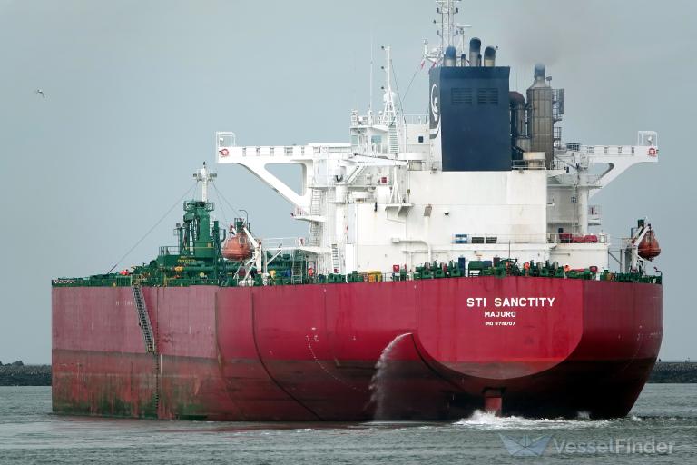 STI SANCTITY, Crude Oil Tanker - Details and current position - IMO ...