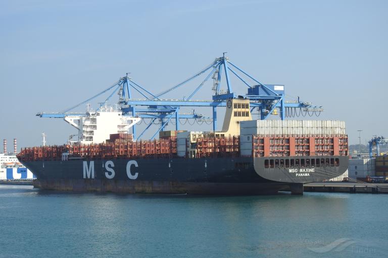 MSC MAXINE, Container Ship - Gemi detayları ve güncel harita konumu ...