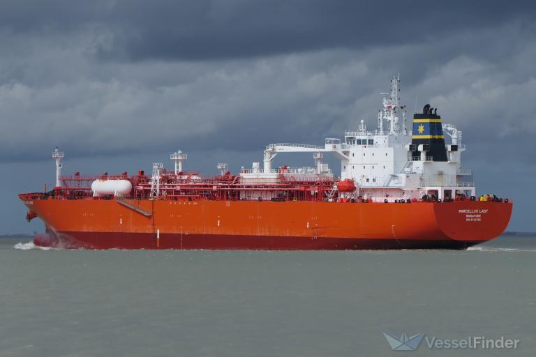 MARCELLUS LADY, LPG Tanker - Details and current position - IMO 9722780 ...