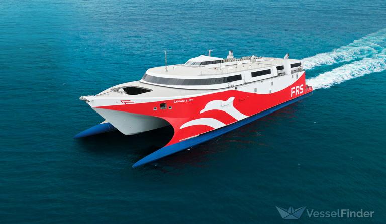 LEVANTE JET, Passenger/Ro-Ro Cargo Ship - Detalles del buque y posición ...