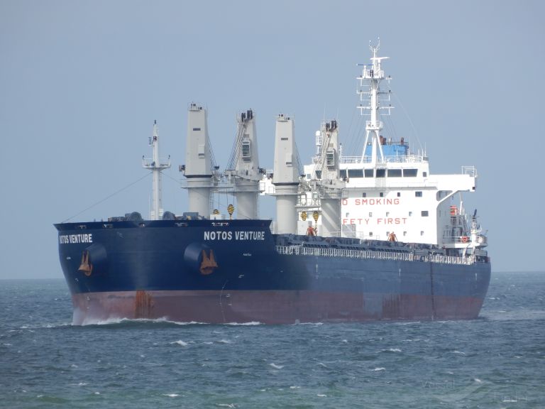 NOTOS VENTURE, Bulk Carrier - Details and current position - IMO ...