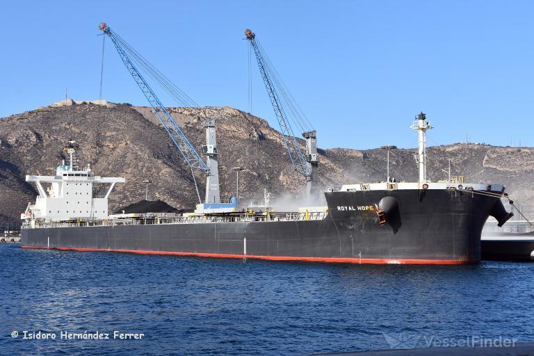ROYAL HOPE, Bulk Carrier - Details and current position - IMO 9726762 ...