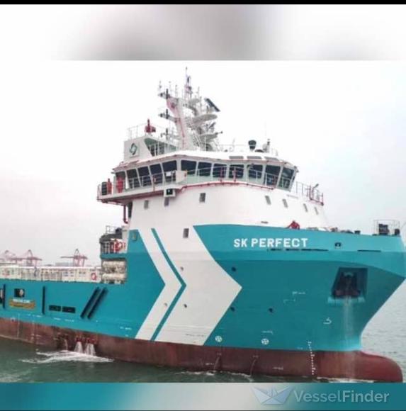 SK PERFECT, Offshore Tug/Supply Ship - Details and current position - IMO 9727900 - VesselFinder