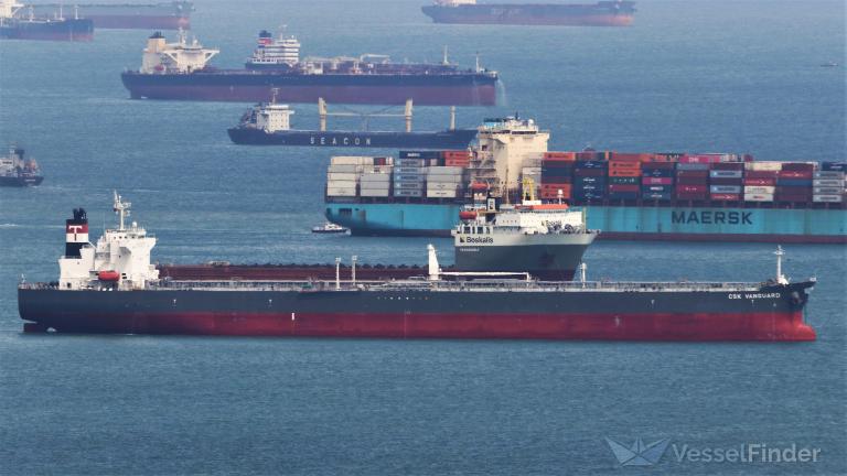 CSK VANGUARD, Crude Oil Tanker - Details and current position - IMO ...