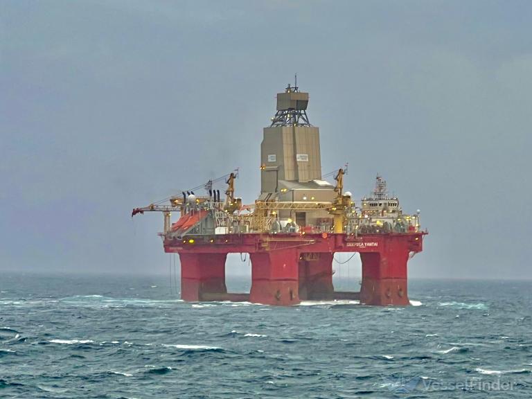DEEPSEA YANTAI, Drilling Ship - Details and current position - IMO 9731638 - VesselFinder