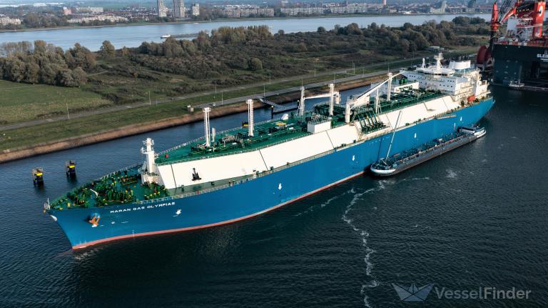 MARAN GAS OLYMPIAS, LNG Tanker - Schiffsdaten und aktuelle Position ...