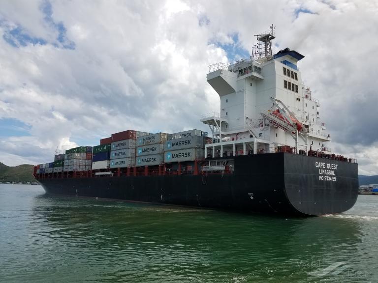 CAPE QUEST, Container Ship - Details and current position - IMO 9734159 ...