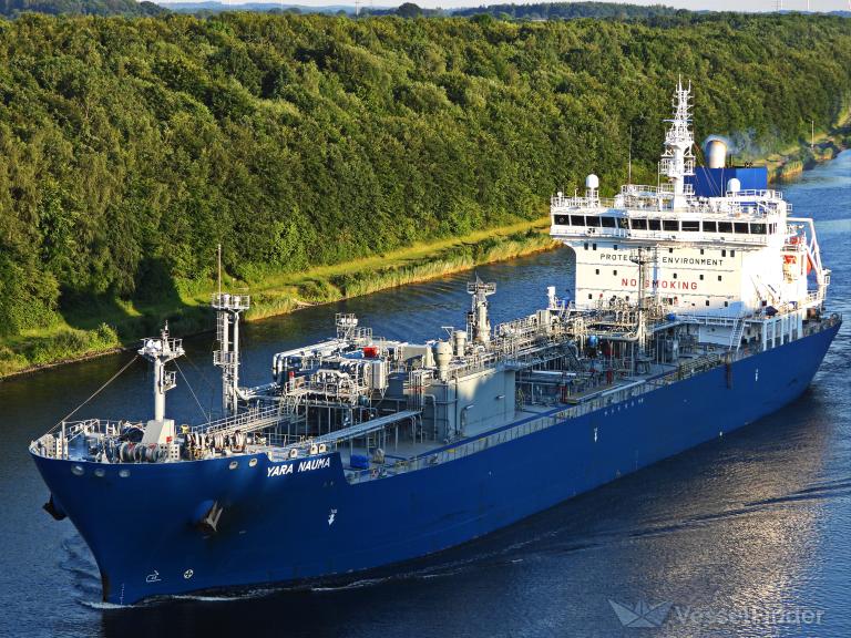YARA NAUMA, LPG Tanker - Details and current position - IMO 9734848 ...