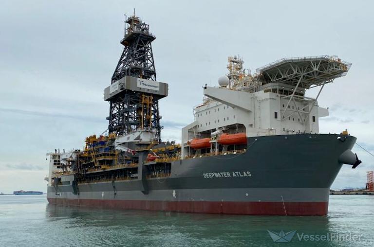 DEEPWATER ATLAS, Drilling Ship - Details and current position - IMO ...