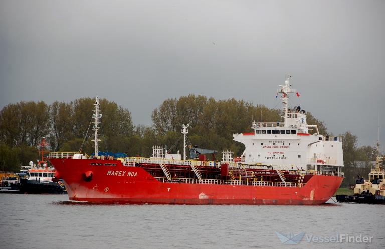 MAREX NOA, Chemical/Oil Products Tanker - Details and current position - IMO 9736638 - VesselFinder
