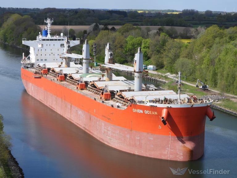 ORION OCEAN, Bulk Carrier - Details and current position - IMO 9738935 ...