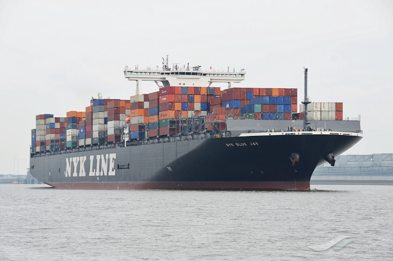 ONE BLUE JAY, Container Ship - Détails du bateau et situation actuelle ...