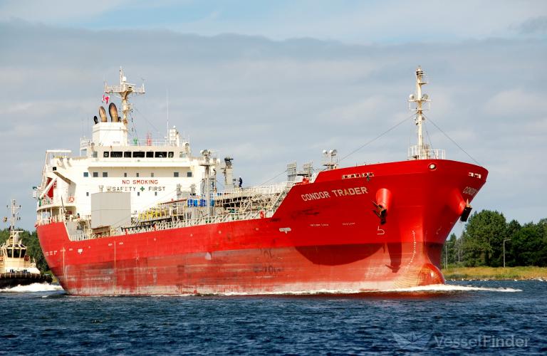 CONDOR TRADER, Chemical/Oil Products Tanker - Details and current position - IMO 9742077 ...