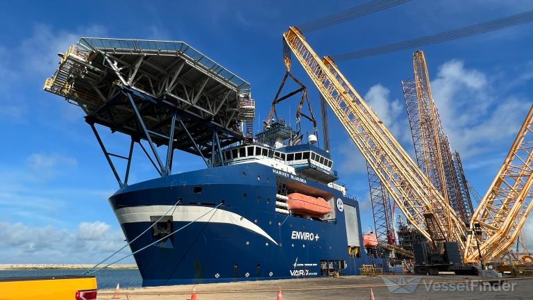HARVEY BLUE-SEA, Offshore Tug/Supply Ship - Details and current ...