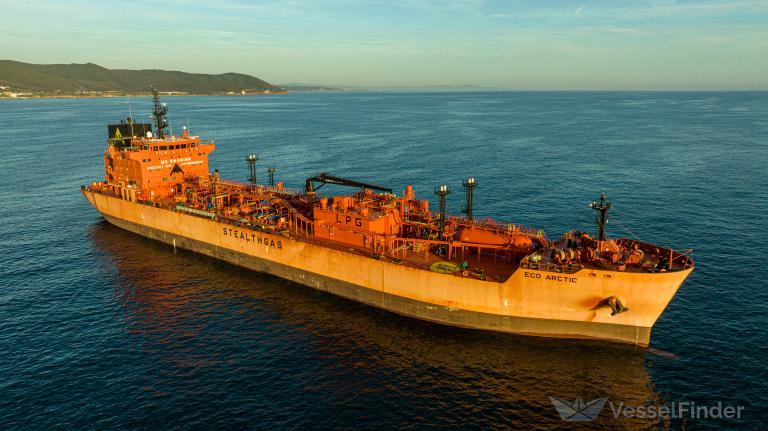 ECO ARCTIC, LPG Tanker - Details and current position - IMO 9746683 ...