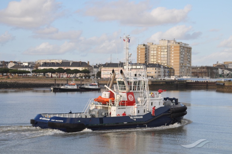 VB OURAGAN, Tug - Schiffsdaten und aktuelle Position - IMO 9746906 MMSI 228067800 - VesselFinder