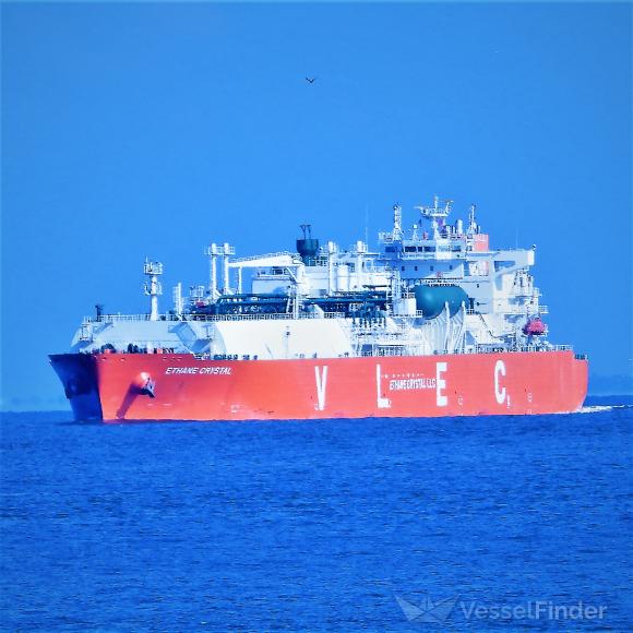 ETHANE CRYSTAL, LPG Tanker - Details and current position - IMO 9752278 - VesselFinder