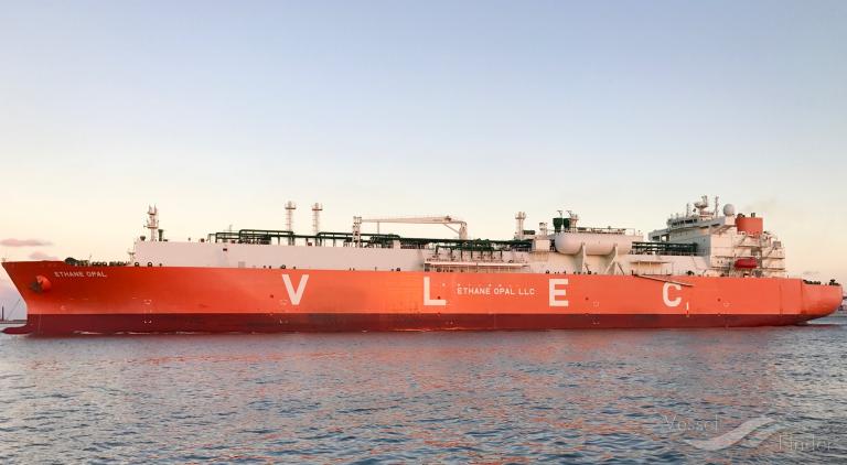 ETHANE OPAL, LPG Tanker - Details and current position - IMO 9752292 - VesselFinder