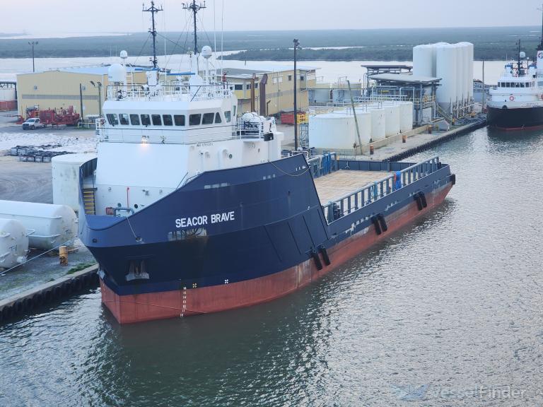 SEACOR BRAVE, Offshore Tug/Supply Ship - Details and current position ...