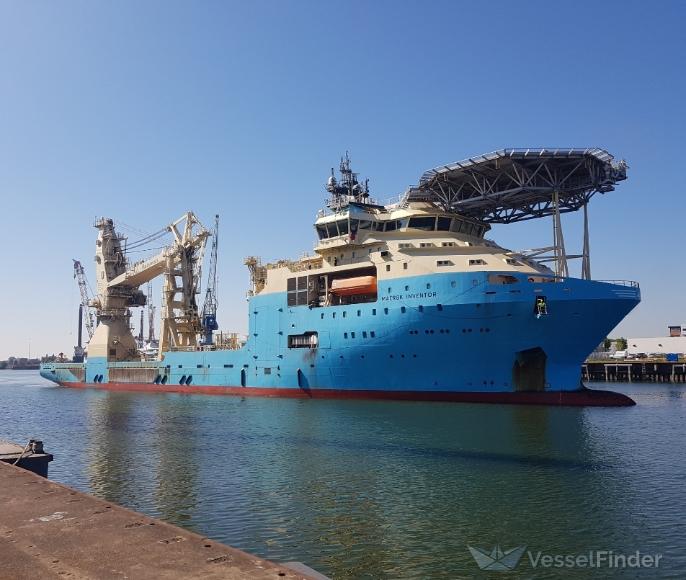 MAERSK INVENTOR, Offshore Support Vessel - Details and current position ...