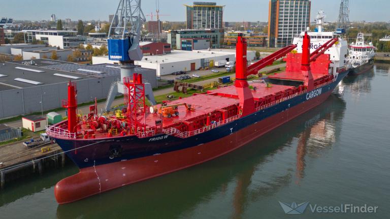 FRIGG W, General Cargo Ship - Scheepsdetails en huidige positie - IMO ...