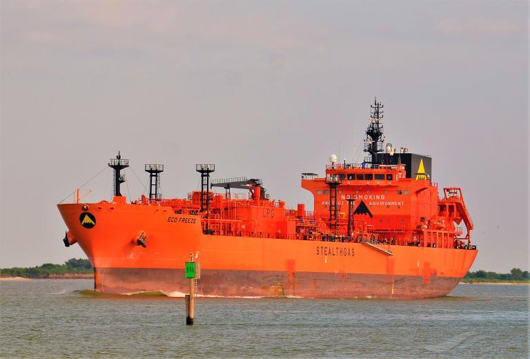 ECO FREEZE, LPG Tanker - Details and current position - IMO 9755658 ...