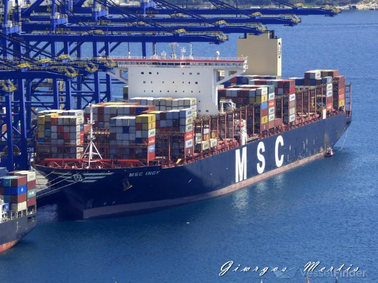 MSC INGY, Container Ship - Details and current position - IMO 9755945 - VesselFinder