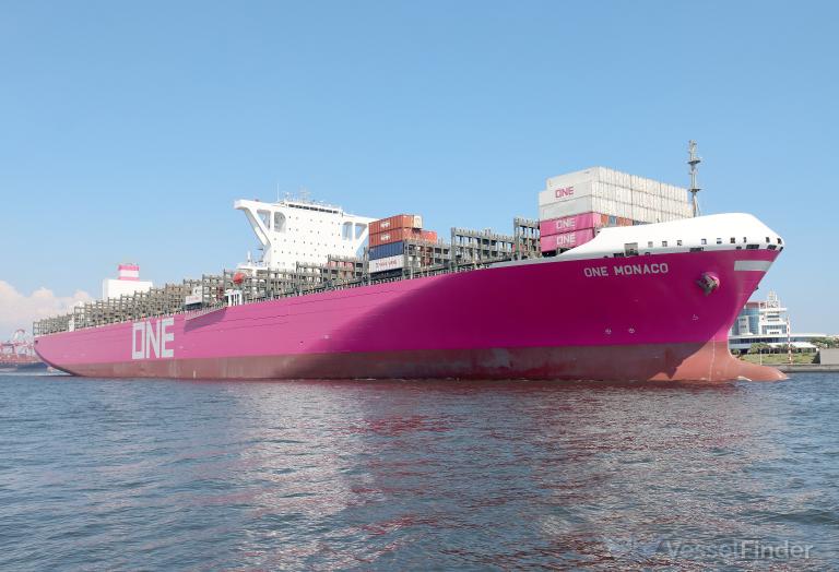 ONE MONACO, Container Ship - Details and current position - IMO 9757204 ...