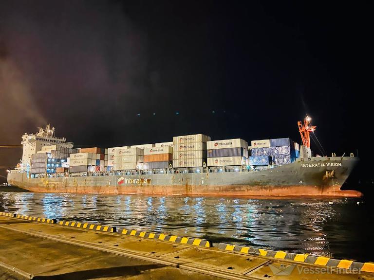 INTERASIA VISION, Container Ship - Details and current position - IMO ...