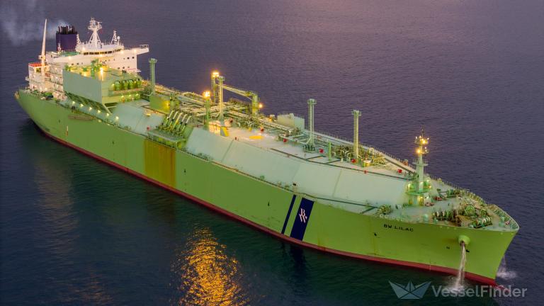BW LILAC, LNG Tanker - Details and current position - IMO 9758076 ...