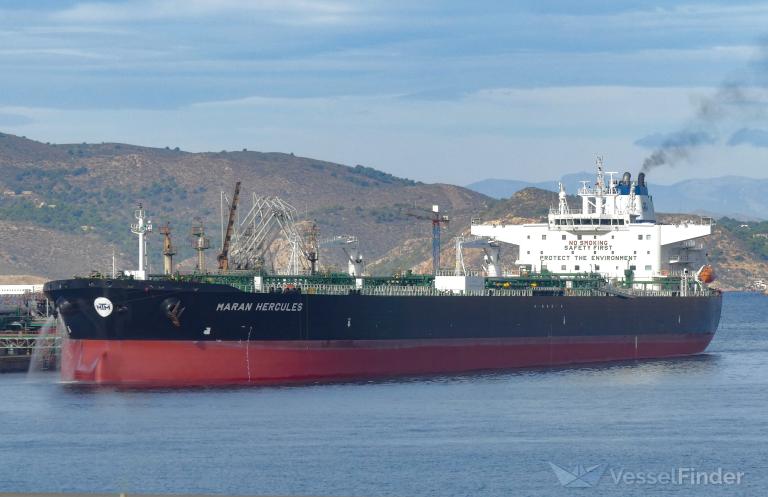 MARAN HERCULES, Crude Oil Tanker - Details and current position - IMO ...