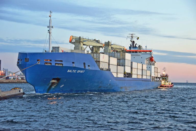 BALTIC SPIRIT, Refrigerated Cargo Ship - Detalles del buque y posición ...