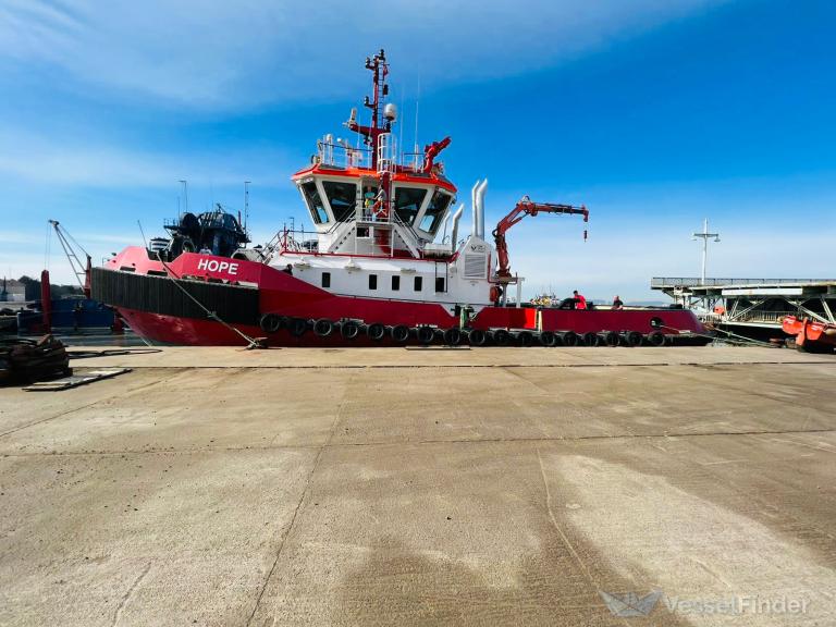HOPE, Tug - Scheepsdetails en huidige positie - IMO 9768174 - VesselFinder
