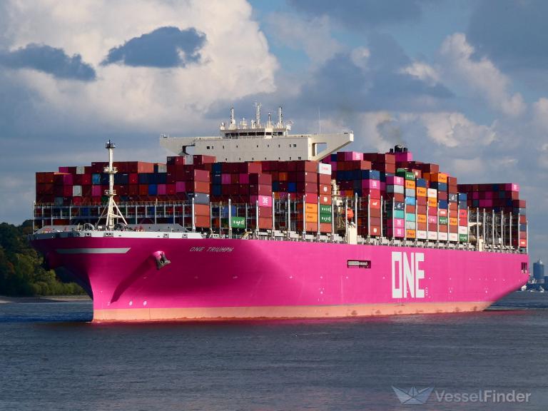 ONE TRIUMPH, Container Ship - Detalles del buque y posición actual ...