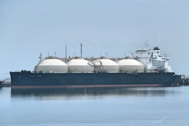 MARVEL CRANE, LNG Tanker - Details and current position - IMO 9770438 - VesselFinder