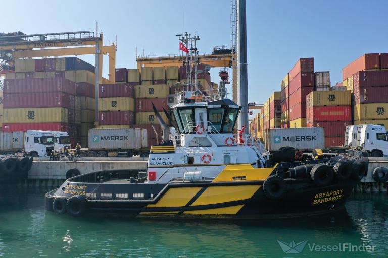 ASYAPORT BARBAROS, Tug - Details and current position - IMO 9771169 ...