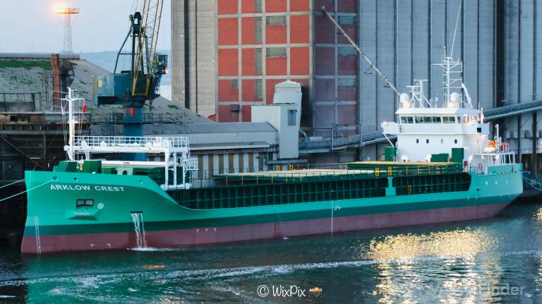 ARKLOW CREST, General Cargo Ship - Scheepsdetails en huidige positie ...
