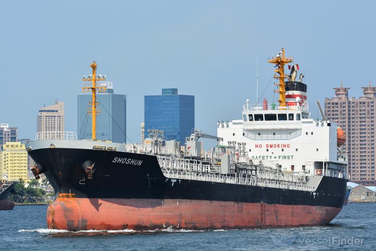 SHOSHUN, Chemical/Oil Products Tanker - Details and current position ...