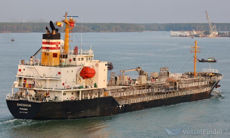 SHOSHUN, Chemical/Oil Products Tanker - Details and current position ...
