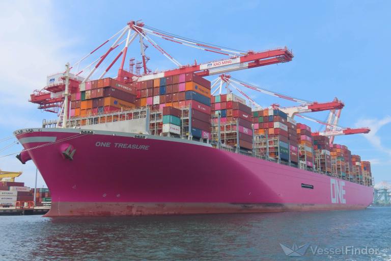 ONE TREASURE, Container Ship - Details and current position - IMO ...