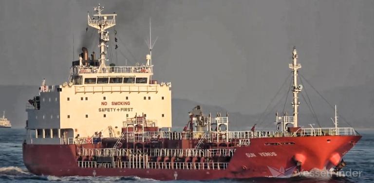 SUN VENUS, Chemical/Oil Products Tanker - Details and current position ...