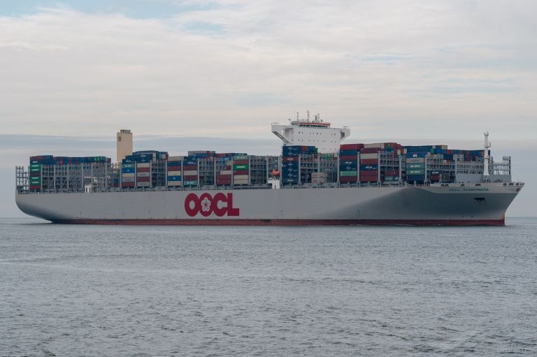 OOCL SCANDINAVIA, Container Ship - Details and current position - IMO ...