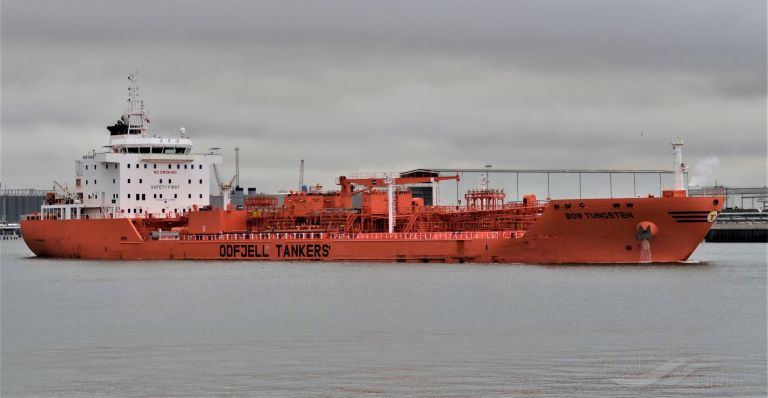 BOW TUNGSTEN, Chemical/Oil Products Tanker - Détails du bateau et ...